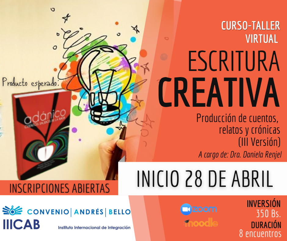 Curso-Taller Virtual: Escritura Creativa (III Versión) | Instituto Internacional de Integración
